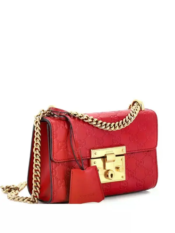Gucci Padlock Sima Leather Small Crossbody Bag