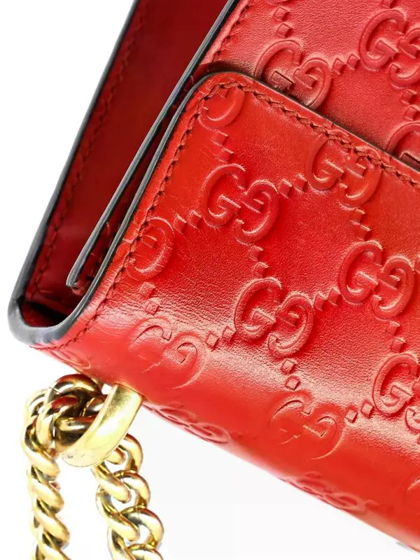 Gucci Padlock Sima Leather Small Crossbody Bag