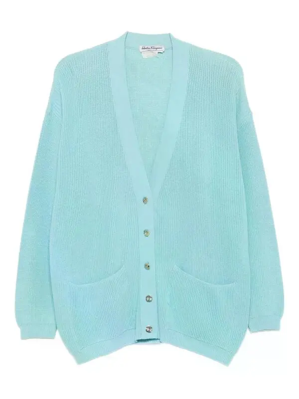 FERRAGAMO 1980s Button-detailed Cardigan