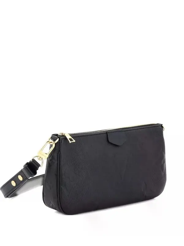 LOUIS VUITTON Multi Pochette Accessoires Monogram Empreinte Giant Crossbody Bag - Black