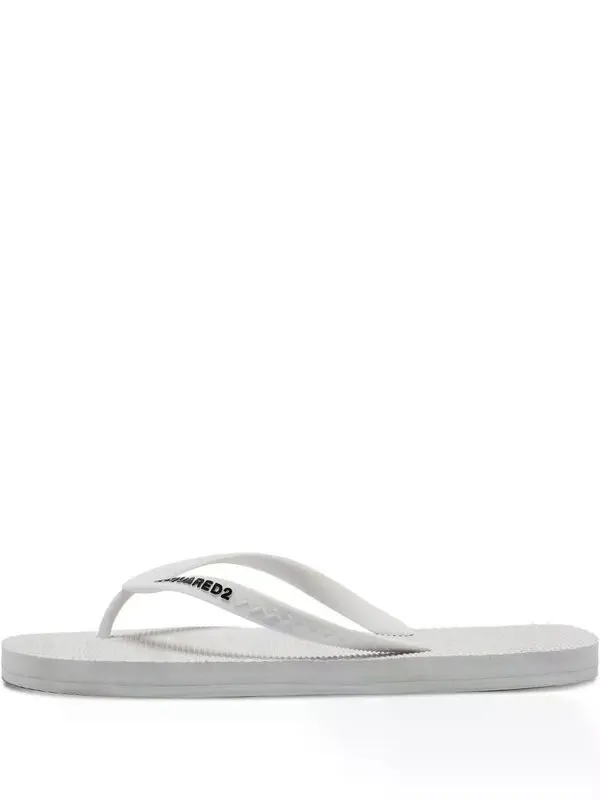 Dsquared2 Rubber Flip-flops - White
