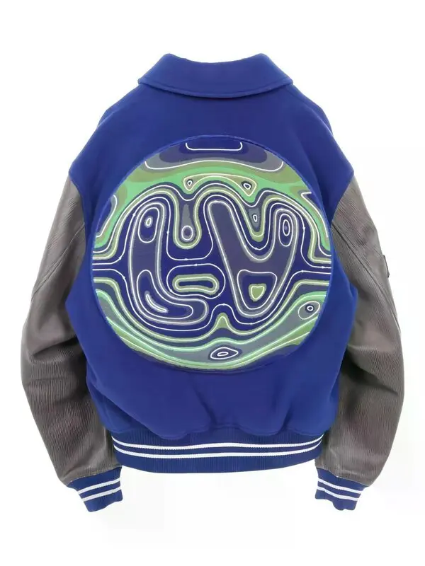 LOUIS VUITTON 2010s Appliqué Varsity Jacket