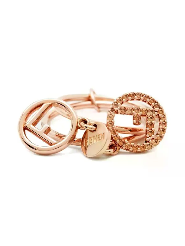 Fendi Double-band Ring - Gold