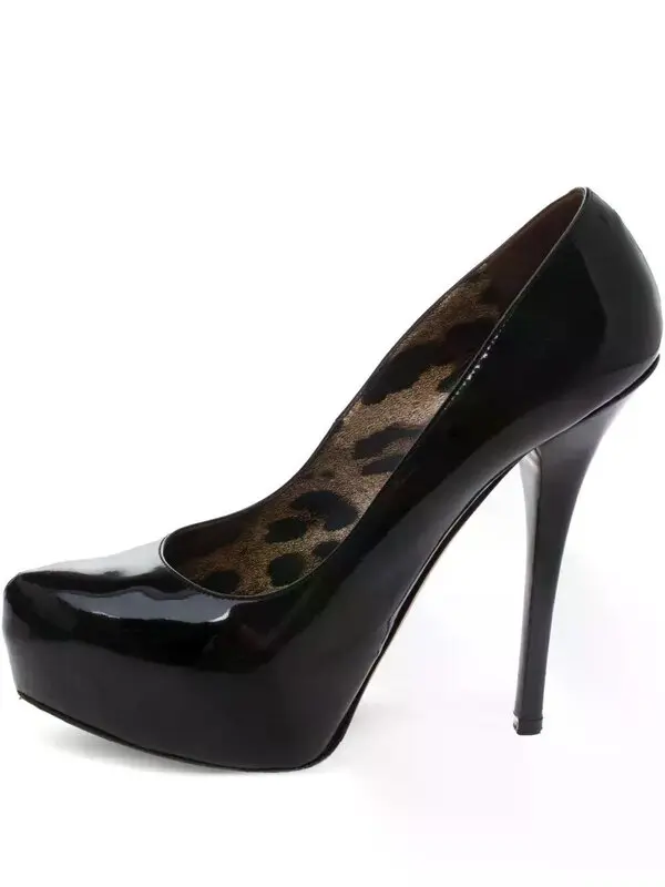 Dolce & Gabbana 110mm Leather Platform Pumps