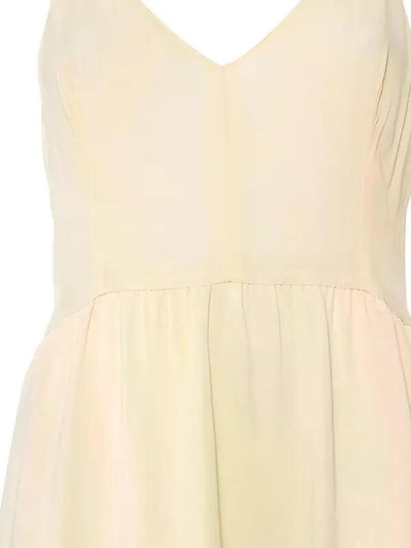 Chloé Lace-trim Silk Midi Dress