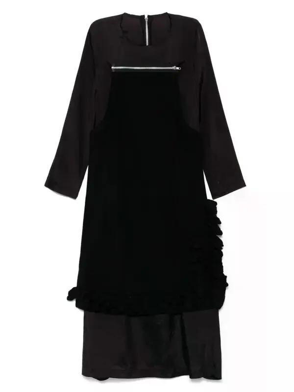Comme Des Garçons 2000s Panelled Midi Dress