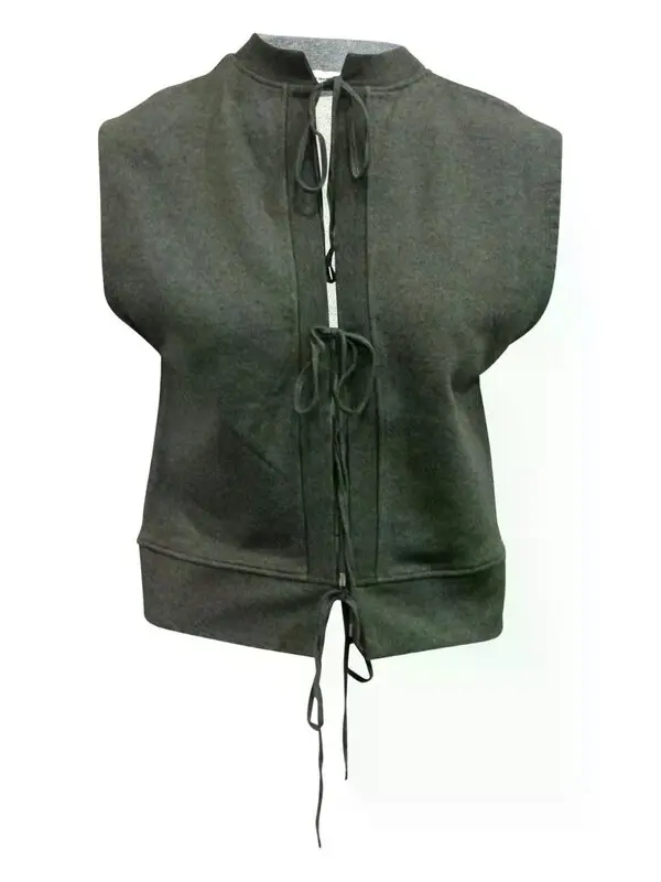 ALEXANDER WANG Tie-front Cotton Vest