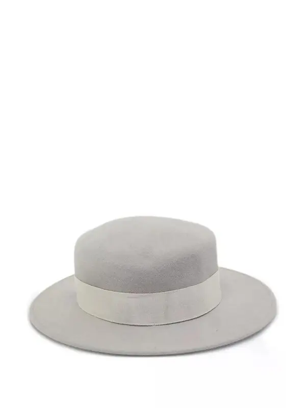MAISON MICHEL Flat-top Brim Hat