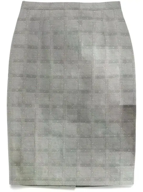 Dior 2010s Mix-print Skirt