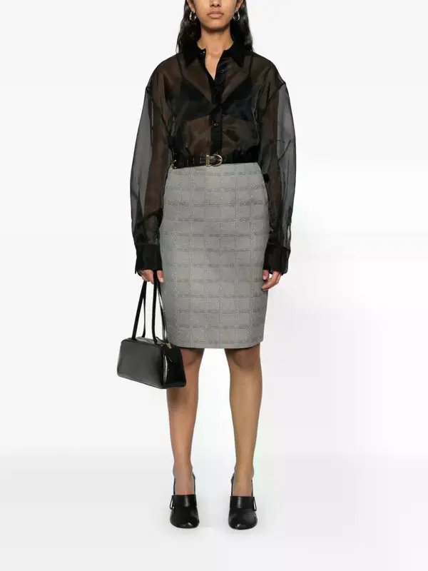 Dior 2010s Mix-print Skirt
