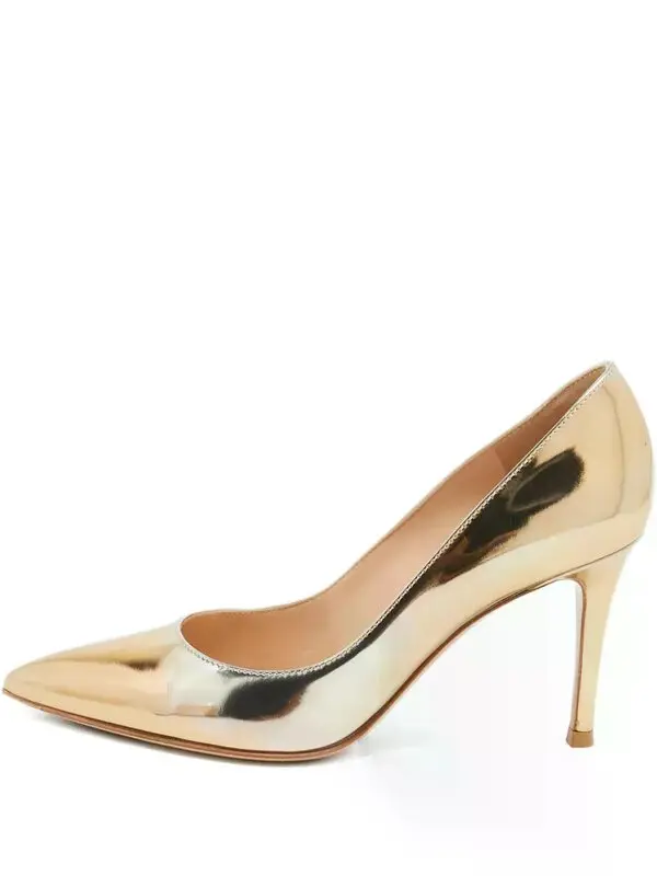 GIANVITO ROSSI 80mm Leather Heeled Pumps