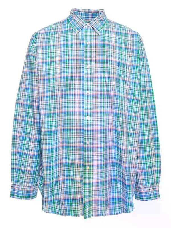 Polo Ralph Lauren Checked Cotton Shirt - Blue