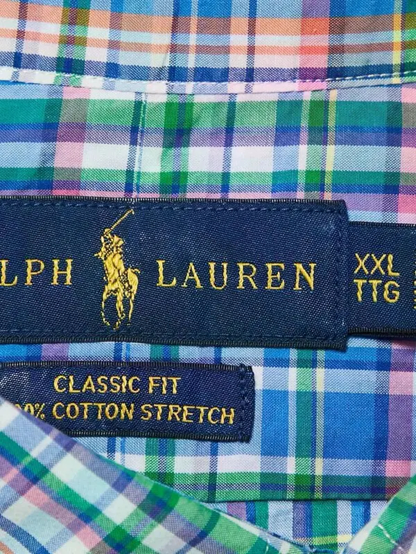 Polo Ralph Lauren Checked Cotton Shirt - Blue