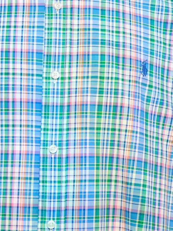 Polo Ralph Lauren Checked Cotton Shirt - Blue