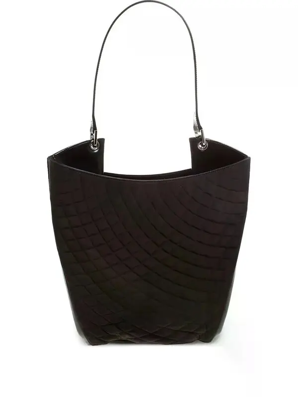 Bally Quilted Leather Bucket Bag