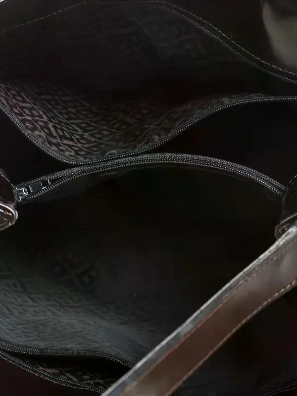 Bally Quilted Leather Bucket Bag