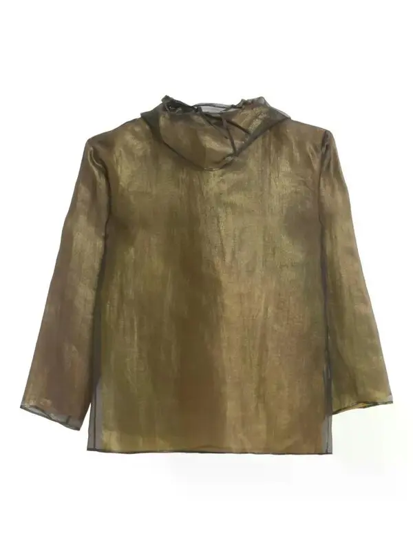 Issey Miyake 2000s Silk Blouse
