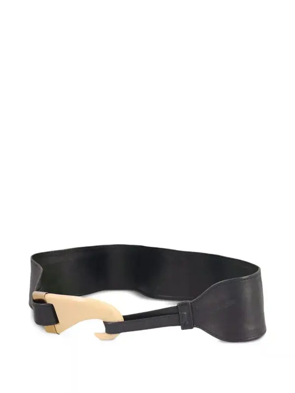MILA SCHON Horn Leather Belt