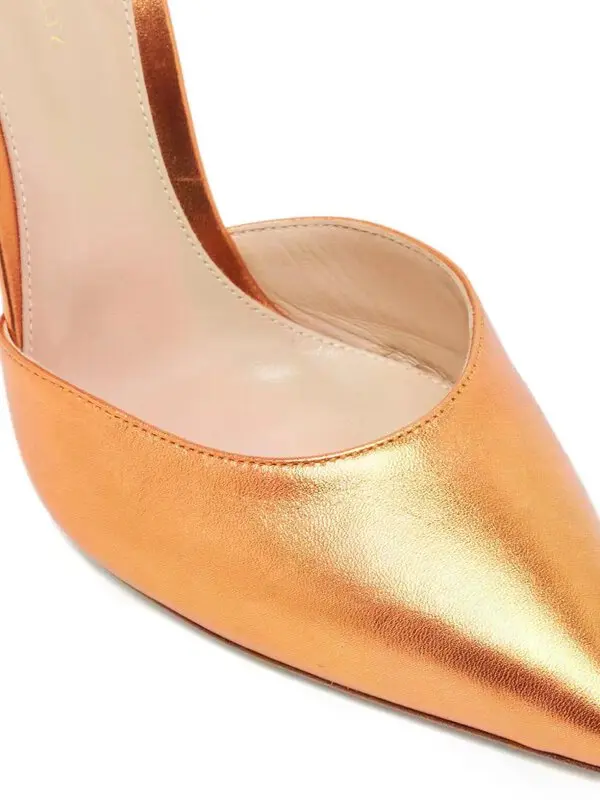 GIANVITO ROSSI 110mm Crystal-embellished Sandals - Orange