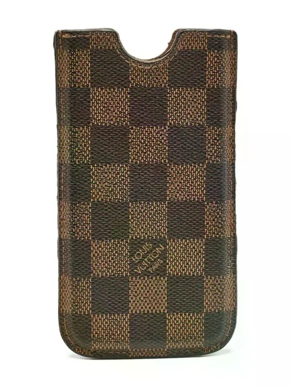 LOUIS VUITTON Damier Ebène Phone Case
