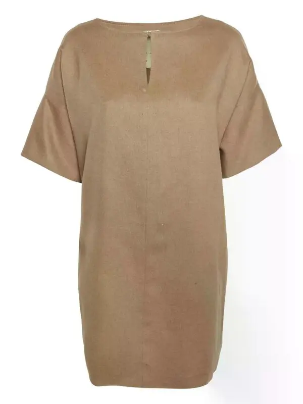 Max Mara Camel Hair Mini Dress