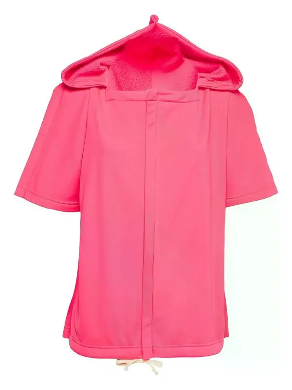 Comme Des Garçons Short-sleeved Hooded Jacket