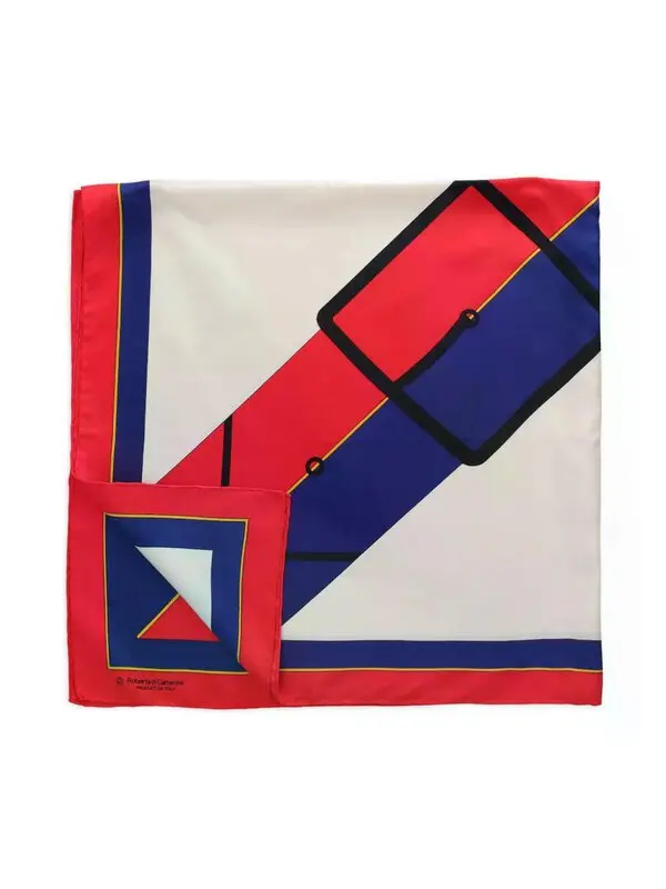 Roberta Di Camerino Silk Scarf - Red