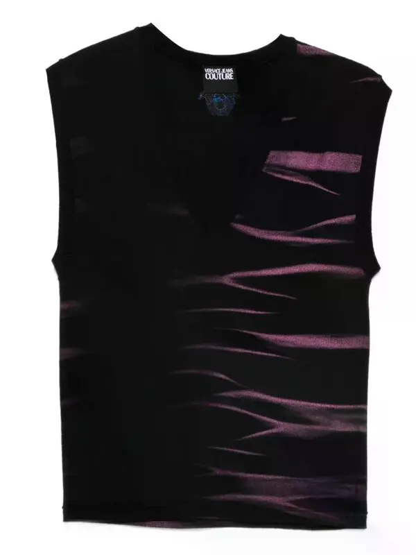 Versace 2000s Medusa-embroidered Tank Top