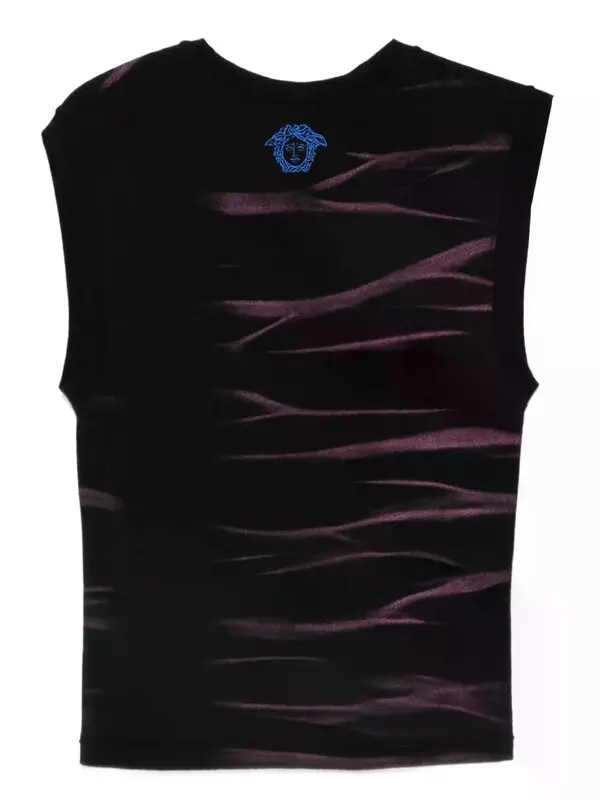Versace 2000s Medusa-embroidered Tank Top