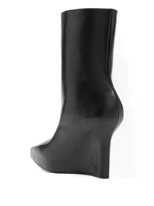 Givenchy 120mm 4g Lock-detail Wedge Boots