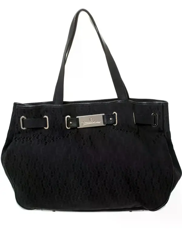 AIGNER Leather-belt Tote Bag