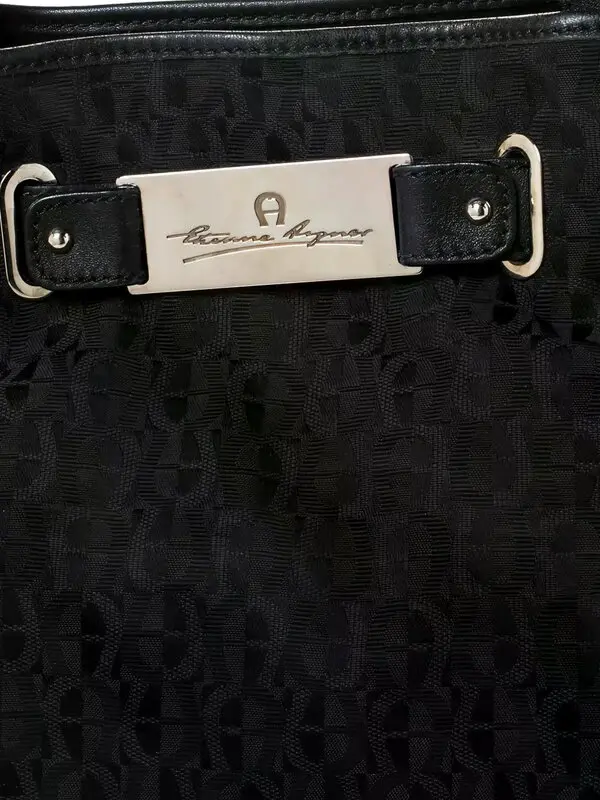 AIGNER Leather-belt Tote Bag
