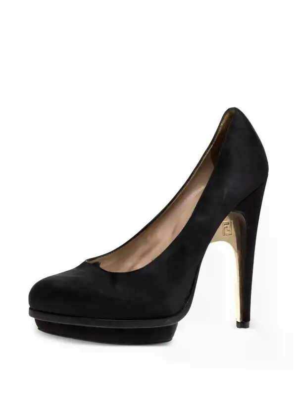 Fendi 145mm Leather Heeled Pumps