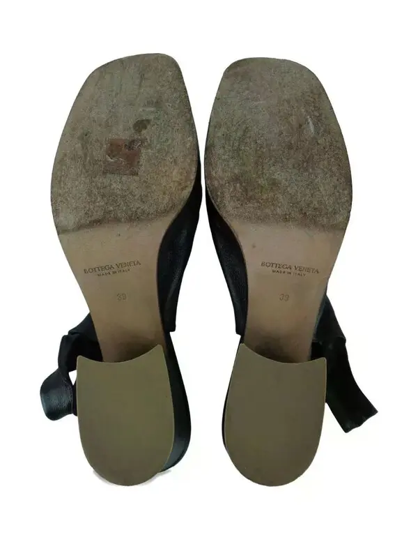 Bottega Veneta 65mm Slingback Leather Sandals