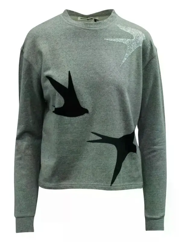 Alexander McQueen Swallow-print Sweatshirt