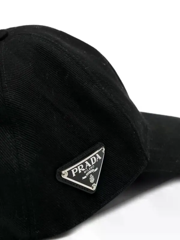 Prada Logo-plaque Cap