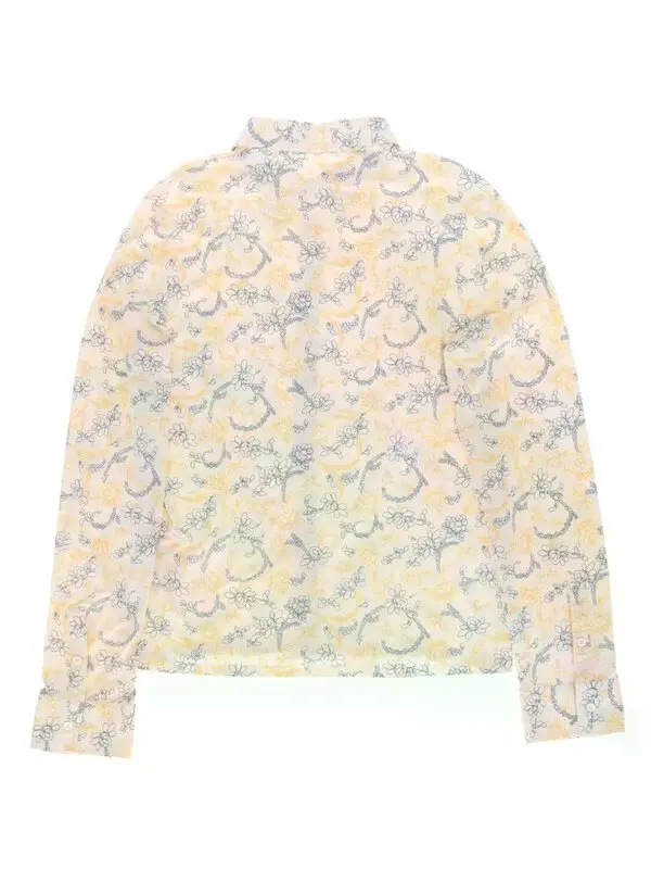 Prada 2000s Floral-print Shirt
