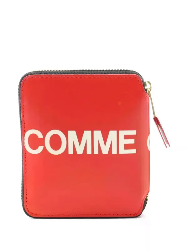 Comme Des Garçons 2020s Huge Logo Zipper-round Wallet