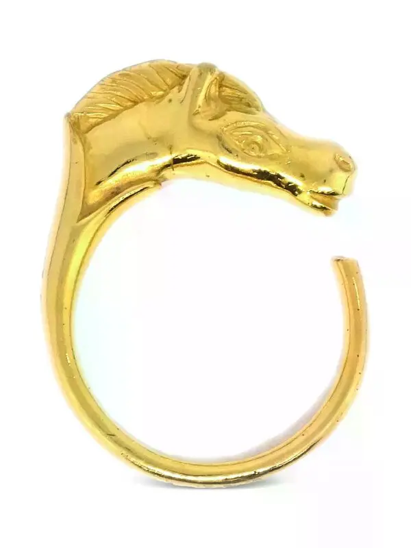 Hermès 1990-2000s Cheval Ring - Gold