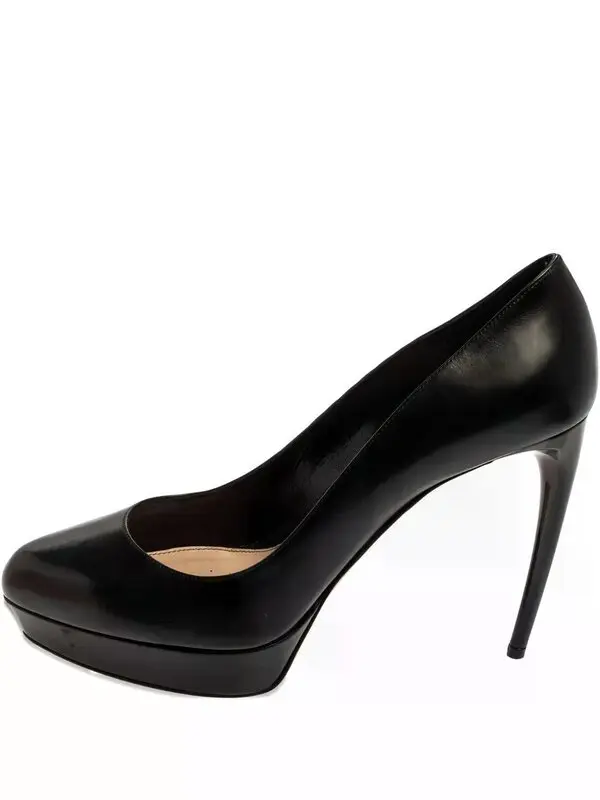 Alexander McQueen 115mm Leather Heeled Pumps