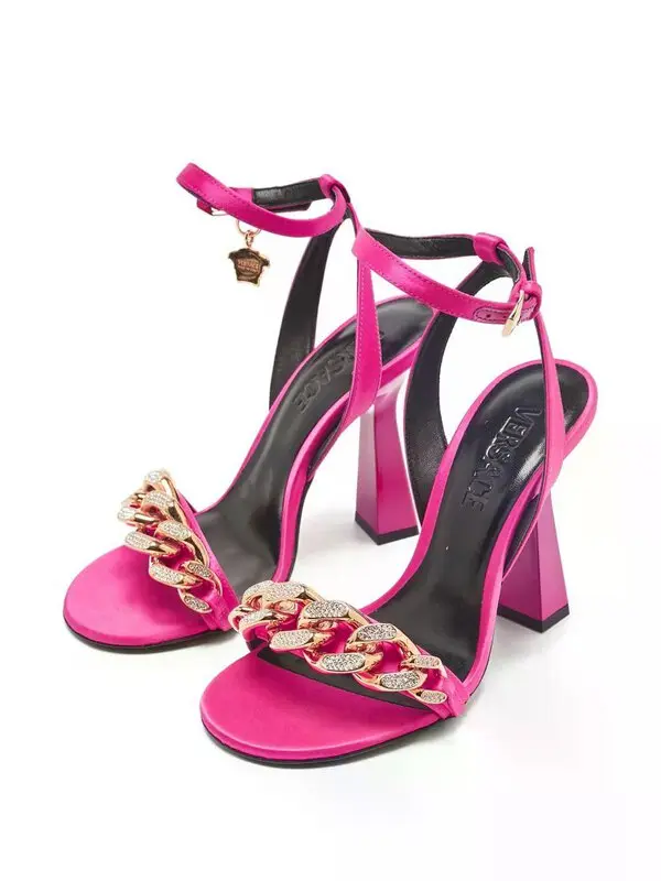 Versace 100mm Chain-detailed Sandals