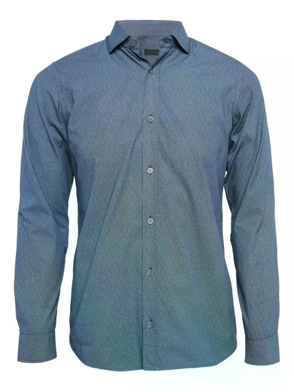 Zegna Patterned Cotton Shirt