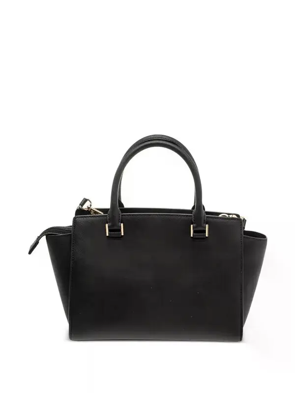 Michael Kors Selma Leather Tote Bag - Black