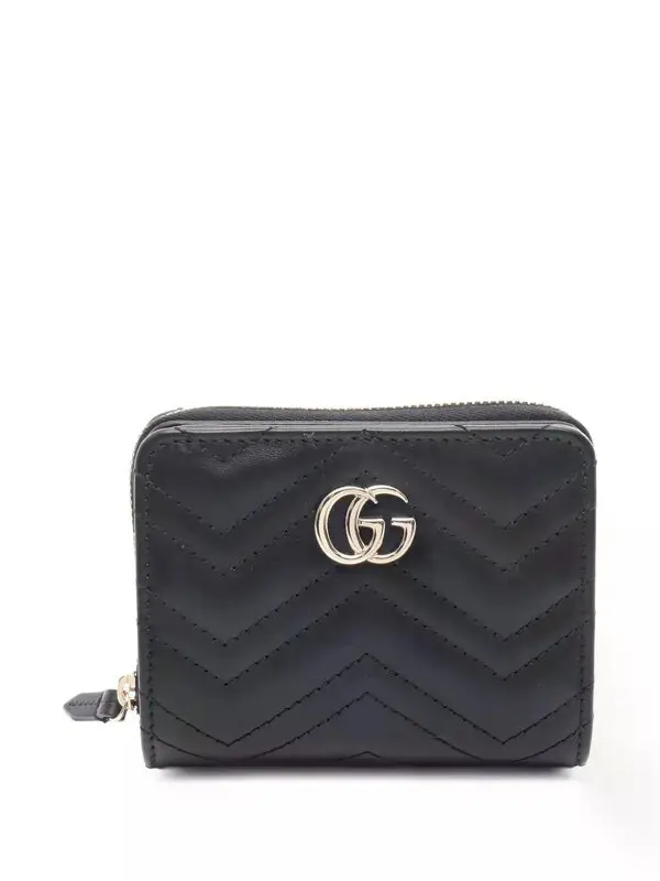 Gucci Gg Marmont Bi-fold Wallet - Black