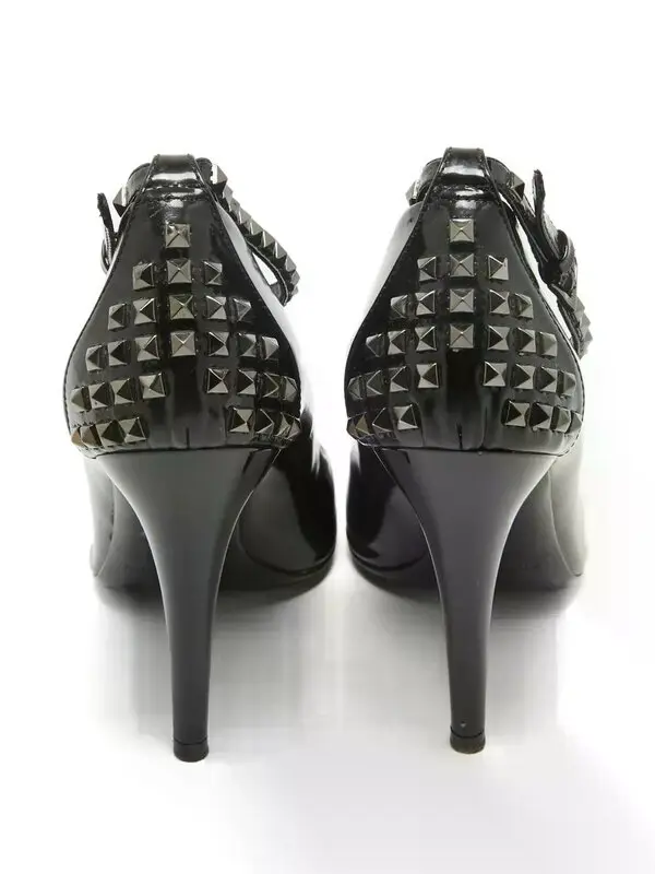 Burberry 100mm Studded Peep-toe Pumps