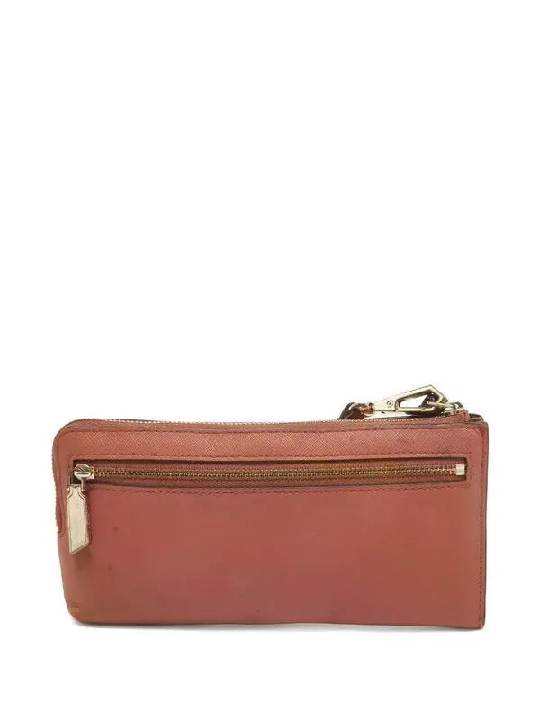 Dkny Leather Zip Clutch