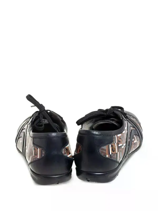 FERRAGAMO Lace-up Canvas Sneakers