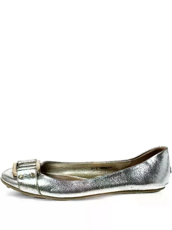 JIMMY CHOO Leather Ballet Flats