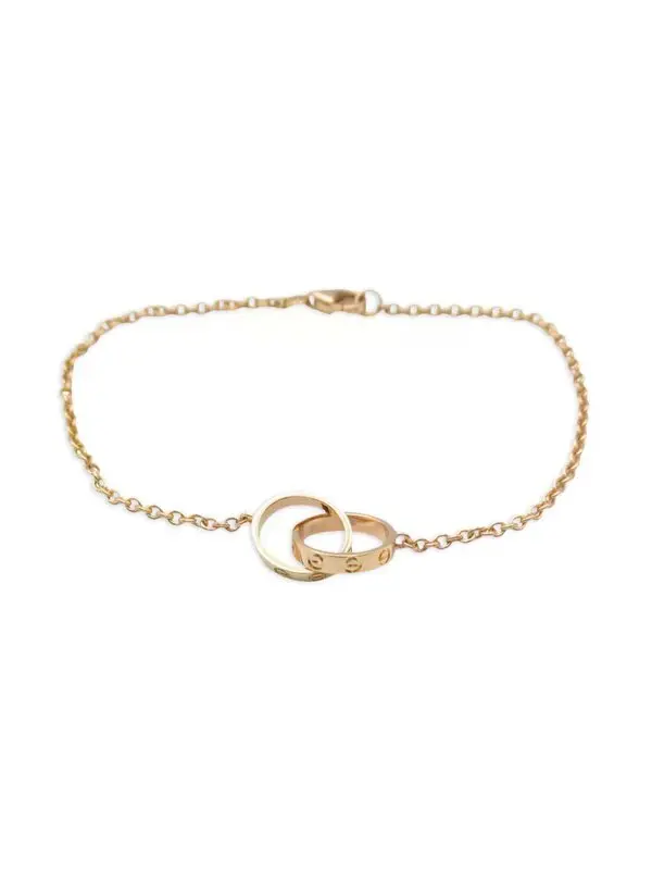 CARTIER 2010s 18k Rose Baby Love Bracelet - Gold