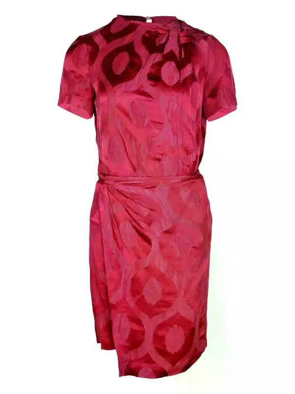 ISABEL MARANT VINTAGE Vintage Servane Jacquard-wrap Mini Dress